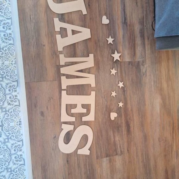 Small Wooden Alphabet Letters A-Z MDF Premium Quality Laser Cut 4mm ...