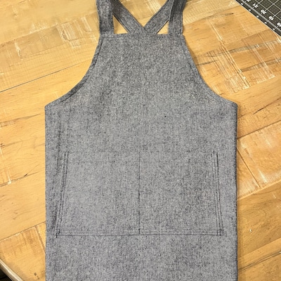 Pottery Apron With Pants/sewing Pattern/ Potter's Split Leg /cross Back ...