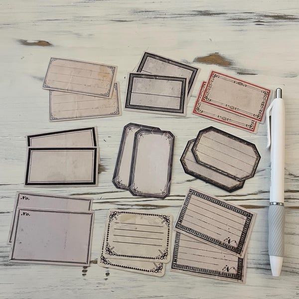 RUB-ON Stickers | 2 Sheets Rub on Transfer Stickers, Vintge Label ...