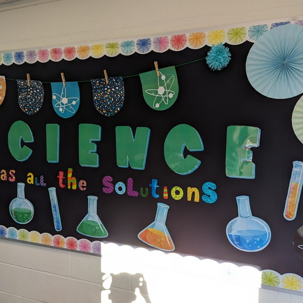 Science Classroom Posters, Easy and Modern Classroom Subject ...