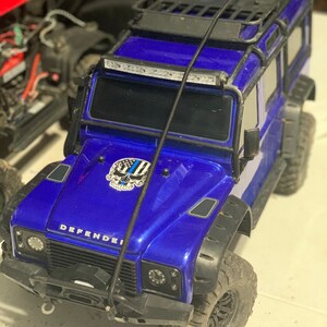 R/C Scale Police Blue Line Sticker Crawler Rock Crawl RC Remote Control ...