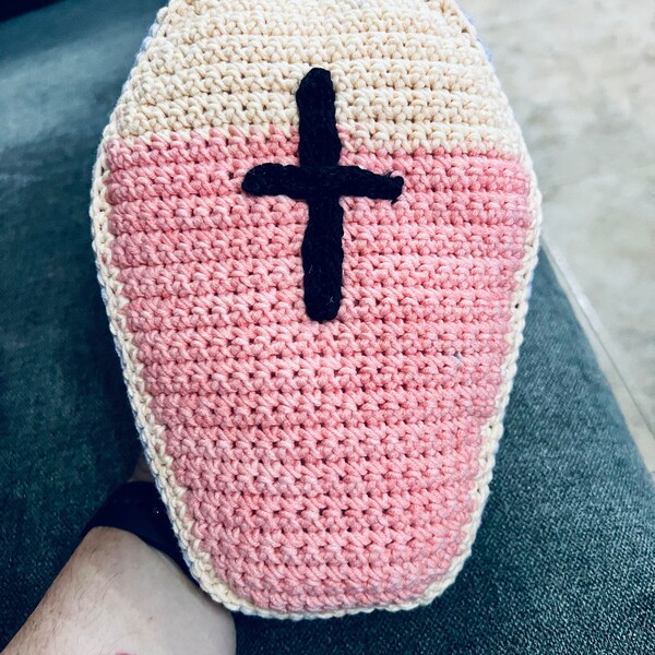 Coffin Pillow No Sew PDF Crochet Pattern - Etsy