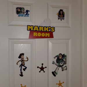 Toy Room Door Name Sign Custom Made 3D Printed Story Sign for a ...
