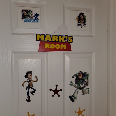 Toy Room Door Name Sign Custom Made 3D Printed Story Sign for a ...