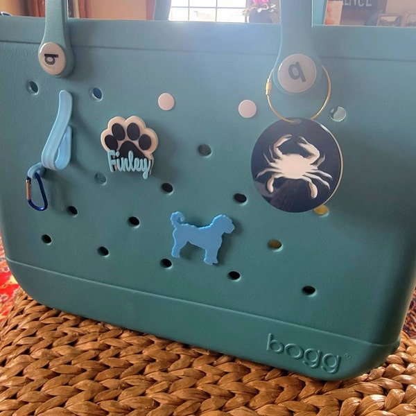 Personalized 3d Custom Dog Bogg Bag Accessories Charm - Etsy