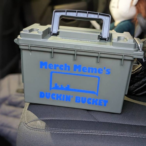 Duck Duck Holder, Black - Personalized Rubber Duck Storage, Duck Carry ...