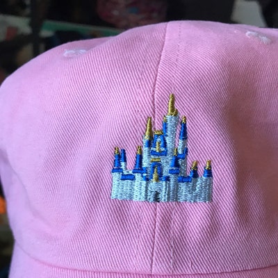 Disney World Cinderella Castle Baseball Dad Hat Custom Monogramming ...