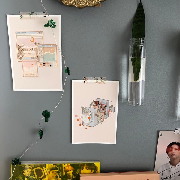 Plant Deconstructed Gameboy Color Art Print | Art Print | Game Art ...