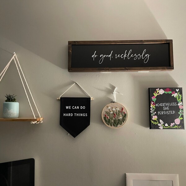 Custom Banner / Block Font / Custom Wall Flag - Etsy