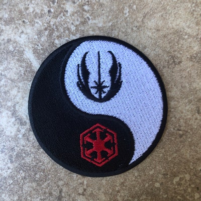 Yin Yang Star Wars Sith / Jedi Order Patch - Etsy
