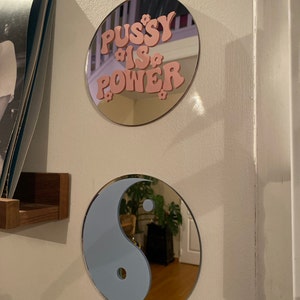 Absolutely Stunning Mini Disc Mirror Customise Colour - Etsy