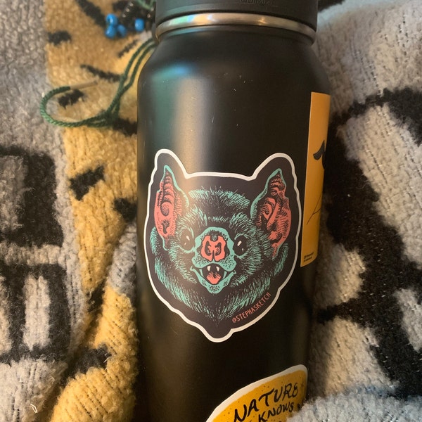 Bat Sticker - Vampire Bat - Horror - Horror Art - Horror Decor - Spooky ...