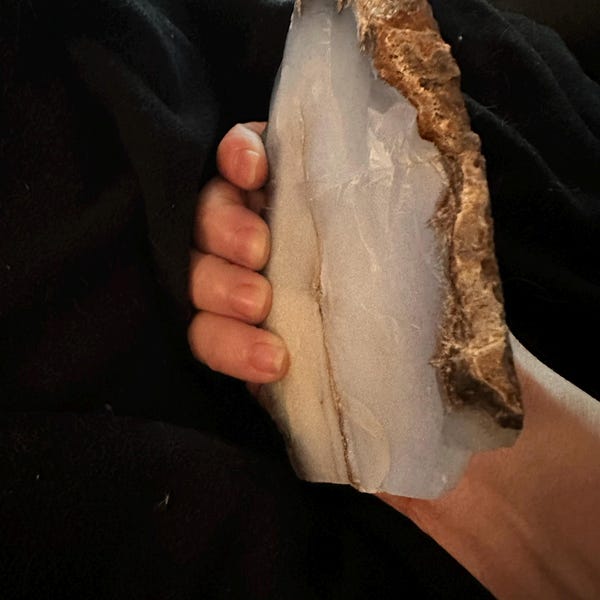 Red Banded and Crystal Agate, Rough Raw Mineral, Polished Specimen ...