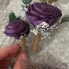 Dark Green and Gold Boutonniere, Emerald Dahlia Buttonhole, Groom and ...