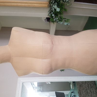 Custom Made-to-measure DIY Stuffed Dress Form Mannequin Sewing Pattern ...