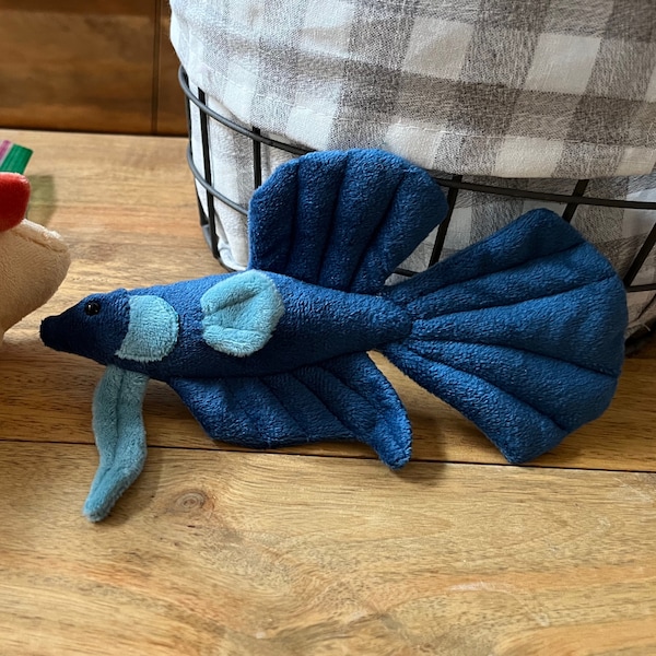 Betta Fish Stuffed Animal Sewing Pattern - PDF Digital Download - Plush ...