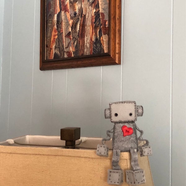DIY Felt Robot Kit – Handmade Plush Sewing Craft - Etsy