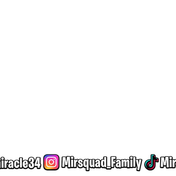 Custom Social Media Overlay for Twitter Twitch Tiktok Discord Instagram Youtube - Etsy