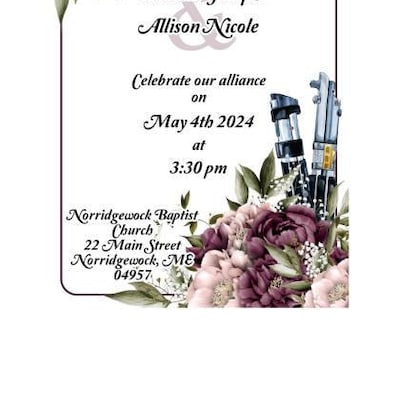 Corpse Bride Wedding Invitation Digital or Printable Invitation Tim ...