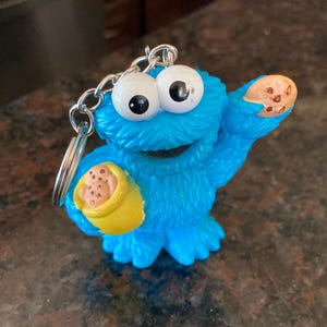Sesame Street Yellow Big Bird Keychain Backpack Zipper Purse Chain 3 ...
