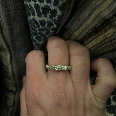 Wire Wrapped Jesus Ring Divine Mercy - Etsy