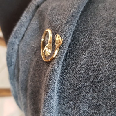 10K,14K,18K Gold Symbol Ring, Gold Signet Ring, Heart Ring, Open Circle ...