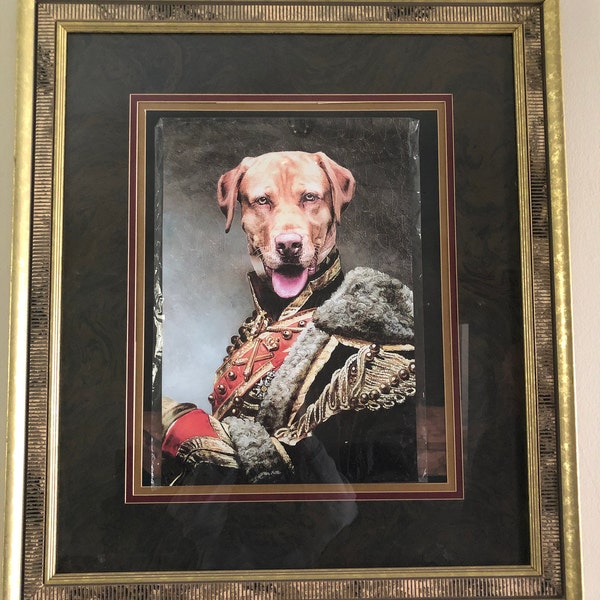 Custom Pet Soldier Portrait, Custom Dog Portrait, Pet Portraits, Pet ...