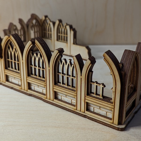 Budget Cathedral Terrain File (type 1), Laser Cut Files, SVG, Ai, Pdf ...