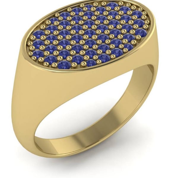 3.50ct Natural Peridot Solitaire Anniversary Ring, East-west Set ...