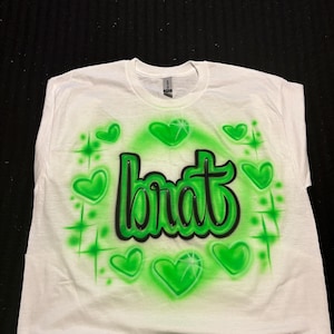 Airbrush T Shirt Script Swirly Name - Etsy