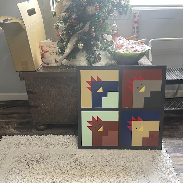 Barn Quilt Pattern, Chicken Quilt, Digital Pattern, Friend Gift ...