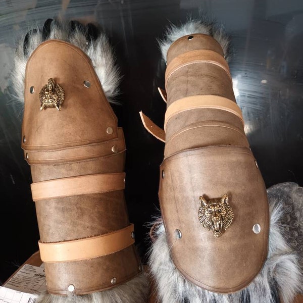 Leather Wolf Claw Gauntlets - PREMADE - Etsy