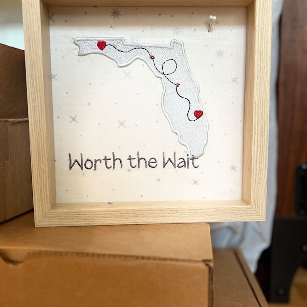 Florida Machine Embroidery Design, Florida Embroidery, State Embroidery ...