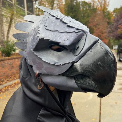 Bird of Prey/raptor Low Poly Mask Pattern for Cardboard or EVA Foam - Etsy