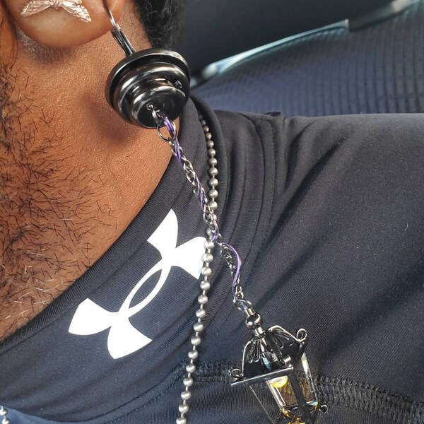 Cyberpunk Circuit Microchip Pendant - Handmade Necklace - Unusual ...