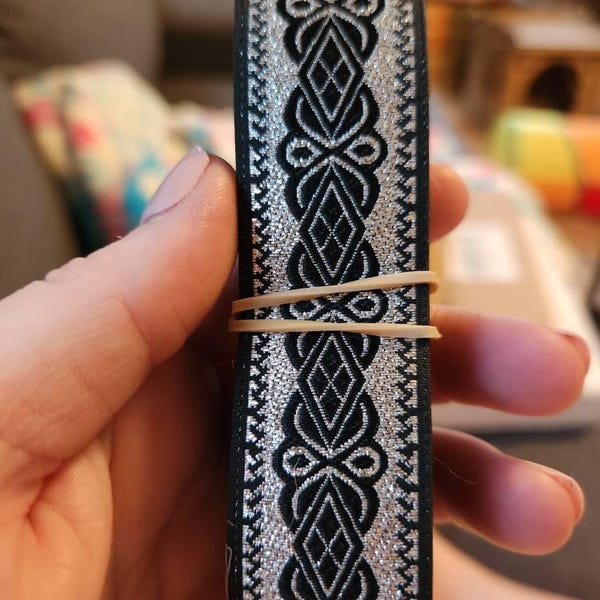 Medieval Fabric Trim, Woven Jacquard Trim, 1 Inch Wide, Sold by the ...