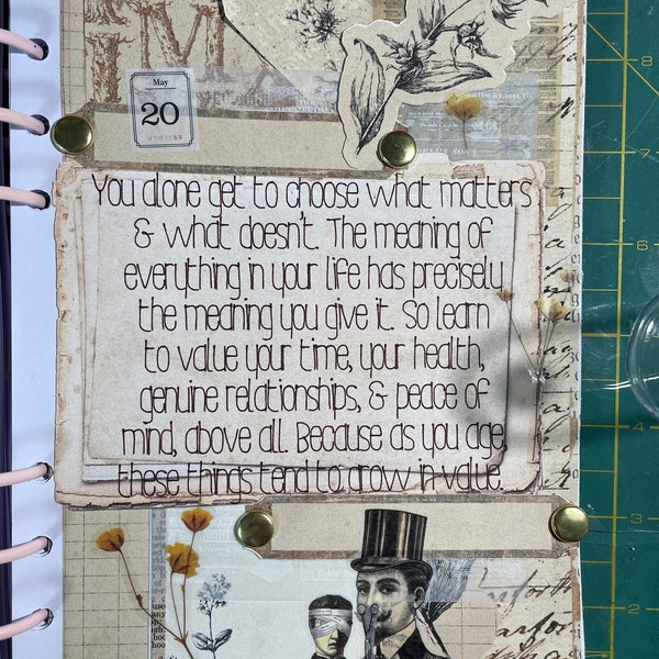 Typography Junk Journal Printable Kit, Vintage Alphabets Ephemera Pack ...