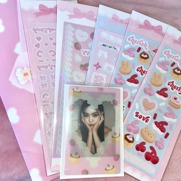 Kpop Photocard Frame Card, Fruit Deco Frame, Kpop Photocard Accessories ...