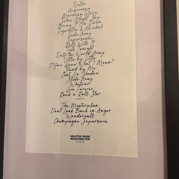 P!NK - 2024 UK Tour Concert Setlist Print - Etsy UK