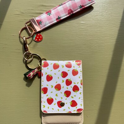 Retro Smiley Faces Key Fobs, Keychain Wristlet, Key Fobs, Fun Key Fobs ...