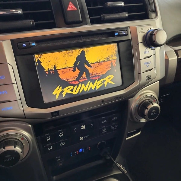 4RUNNER Sasquatch Startup and Radio off Screens (multiple Colors) - Etsy