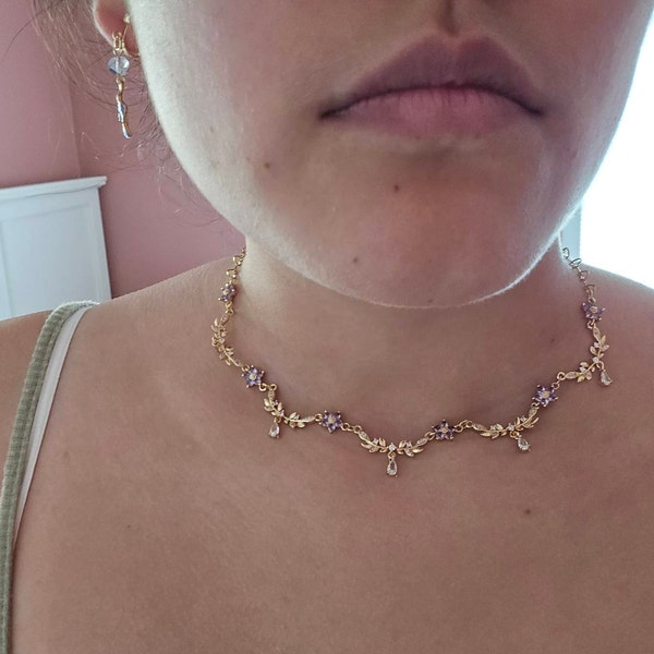 Elegant Silver Celestial Choker Necklace, Regency Old Money Layering ...