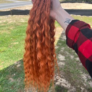 Synthetic Dreads Extensions Thick Dreads Full Set. Blonde | Etsy