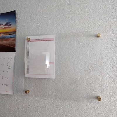 Dry Erase Board White Board Acrylic Board for Wall Alternative Clear ...