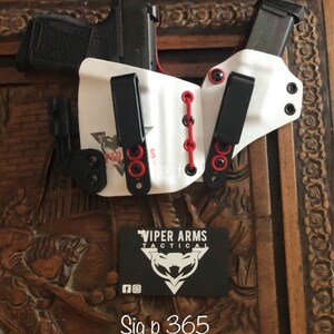 KIOWA Holster for Sig P365X IWB With DCC Monoblocks Clips | Etsy