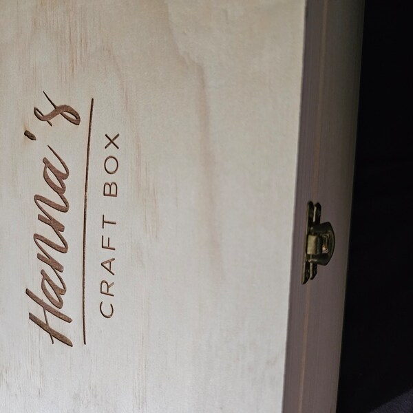 Personalised Craft Box for Teen or Adult - Etsy