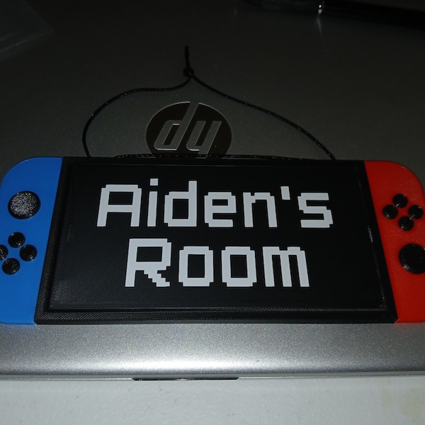 Personalized Gamer Name Sign for Door, Wall or Shelf (8in X 3in ...
