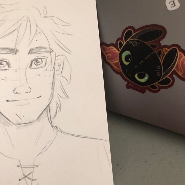 Toothless the Dragon How to Train Your Dragon Vinyl Sticker; the Hidden ...