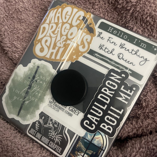 Fire Breathing Btch Queen Throne of Glass Sticker TOG Bookish Sticker ...