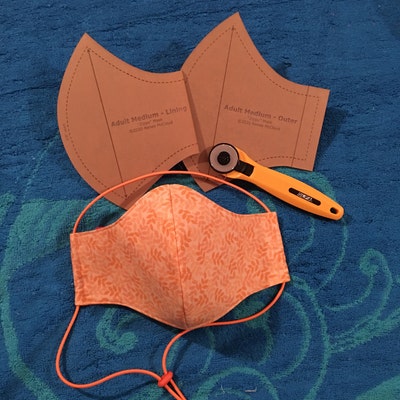 Acrylic Template for ZIPPY Style Face Mask Pattern, Multiple Sizes ...